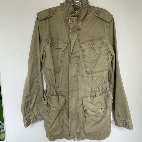 J. Crew | Jackets & Coats | Olive Cargo Utility Jacket Jcrew | Poshmark